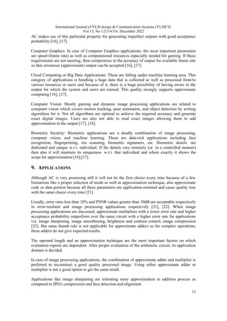 APPROXIMATE ARITHMETIC CIRCUIT DESIGN FOR ERROR RESILIENT APPLICATIONS | PDF