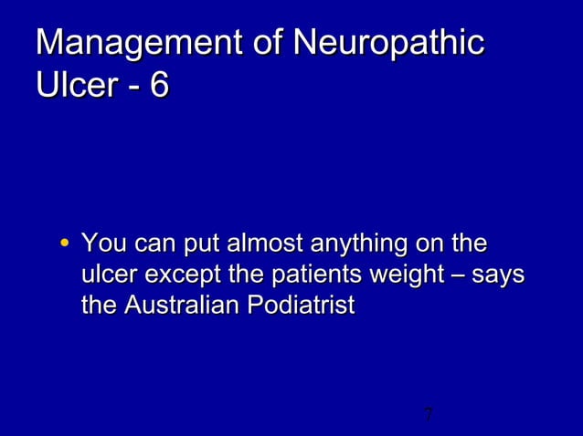 1362465385 managinig neuropathic ulcer skke | PPT