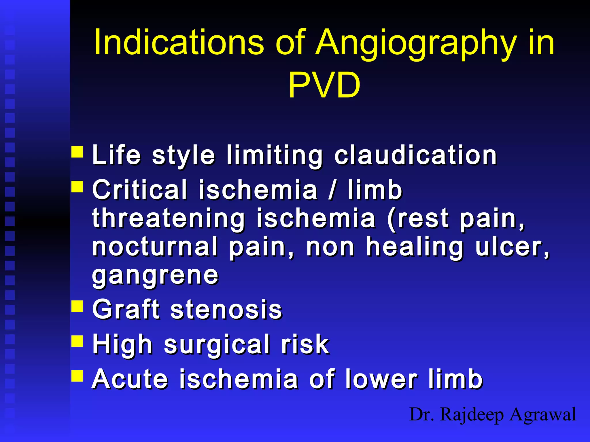 1362466145 pad, agiography & angioplasty | PPT | Blood Disorders ...