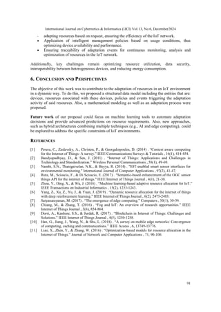 Proposal of a Data Model for a Dynamic Adaptation of Resources in IOTs (ADR-IOT) | PDF