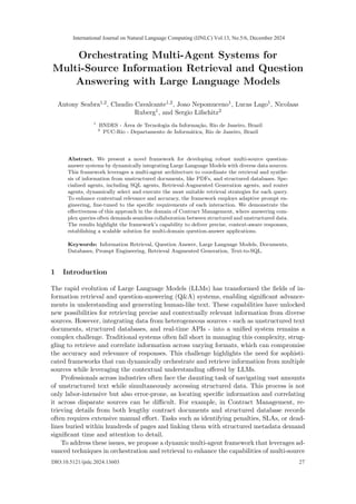Orchestrating Multi-Agent Systems for Multi-Source Information Retrieval and Question Answering ...