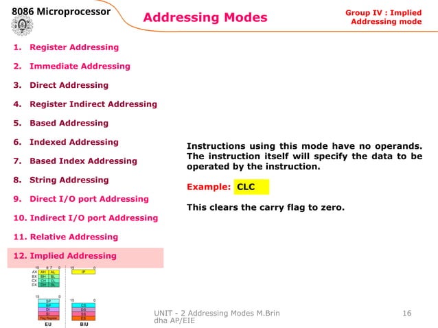 ADDRESSING MODES in 8086 MICROPROCESSOR.ppt