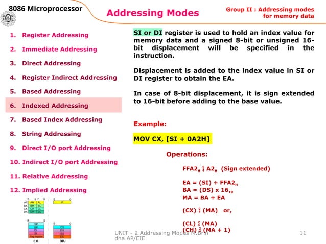 ADDRESSING MODES in 8086 MICROPROCESSOR.ppt