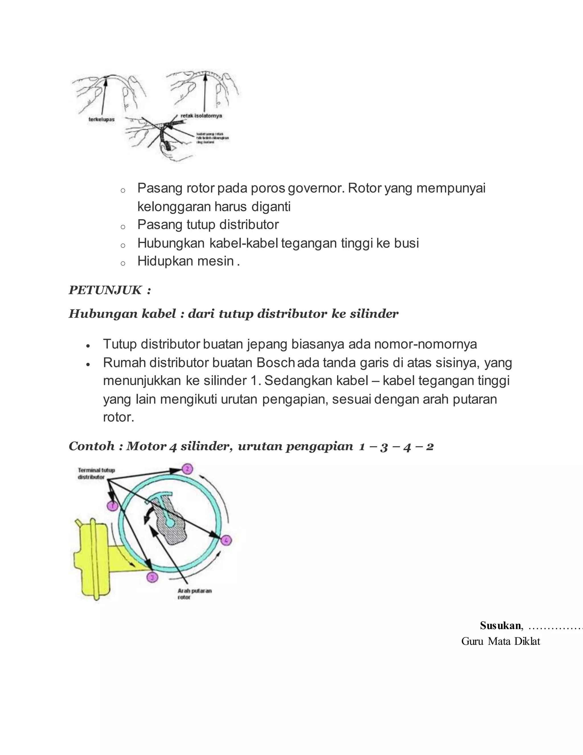 136379578 job-sheet-sistem-pengapian | DOCX