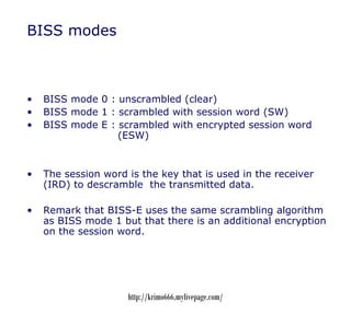 Basic of BISS | PDF
