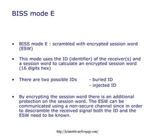 Basic of BISS | PDF