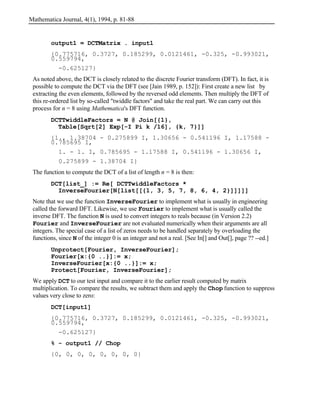 DCT | PDF