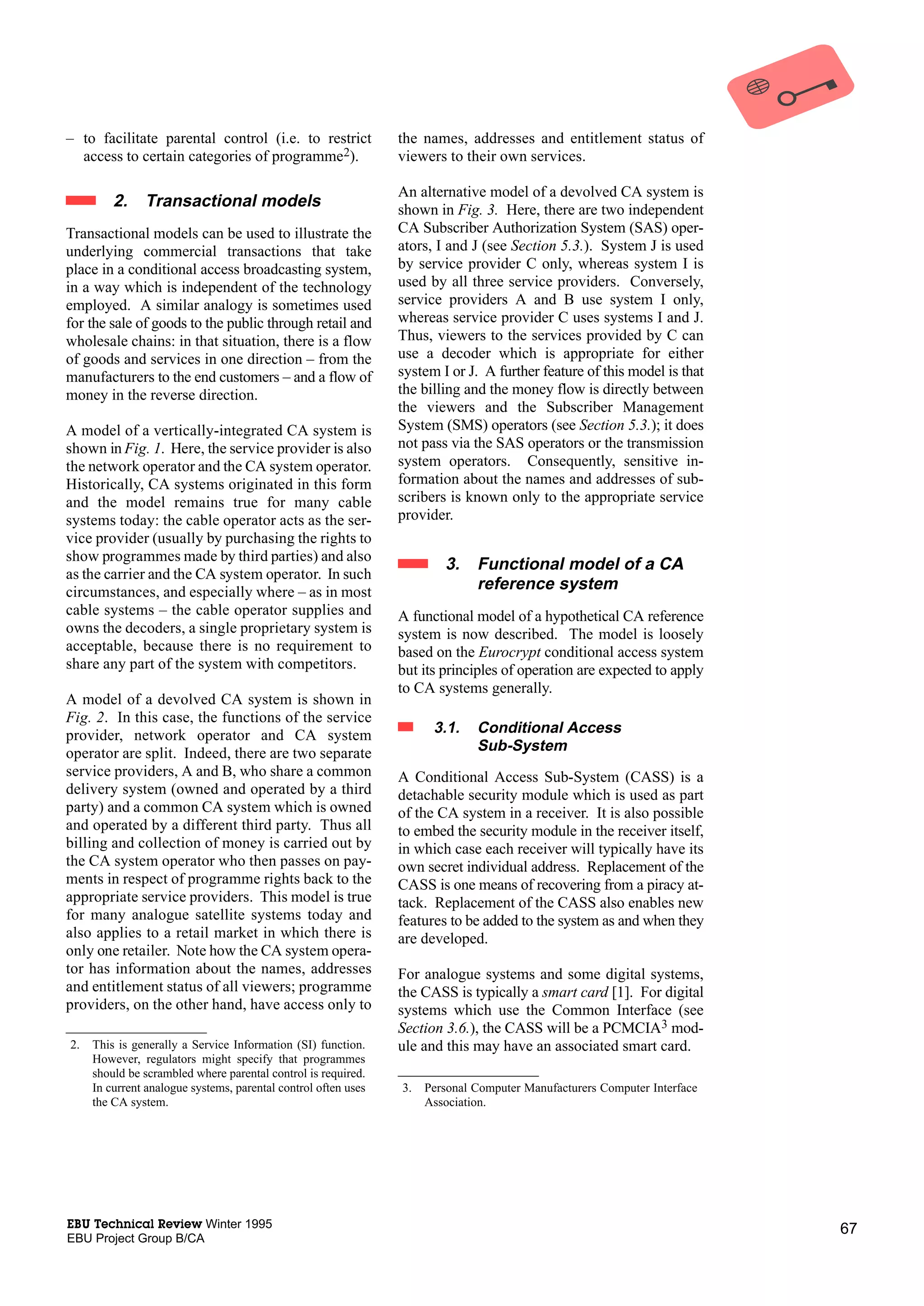 conditional access system | PDF