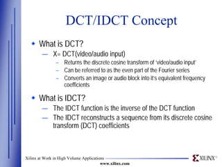 Discrete cosine transform | PPT