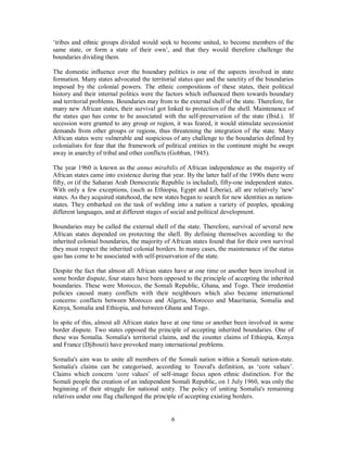 Historical Perspective on the Challenge Facing the Somali Sacral Unity ...