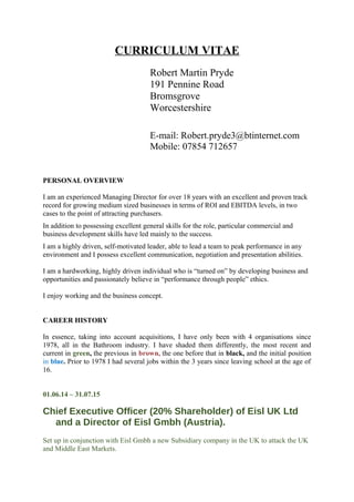 RMP CV | DOC