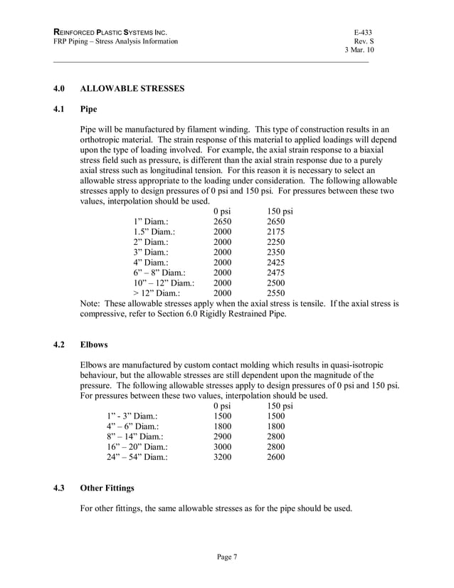136894665 rps-frp-piping-stress-analysis | PDF | Physics | Science