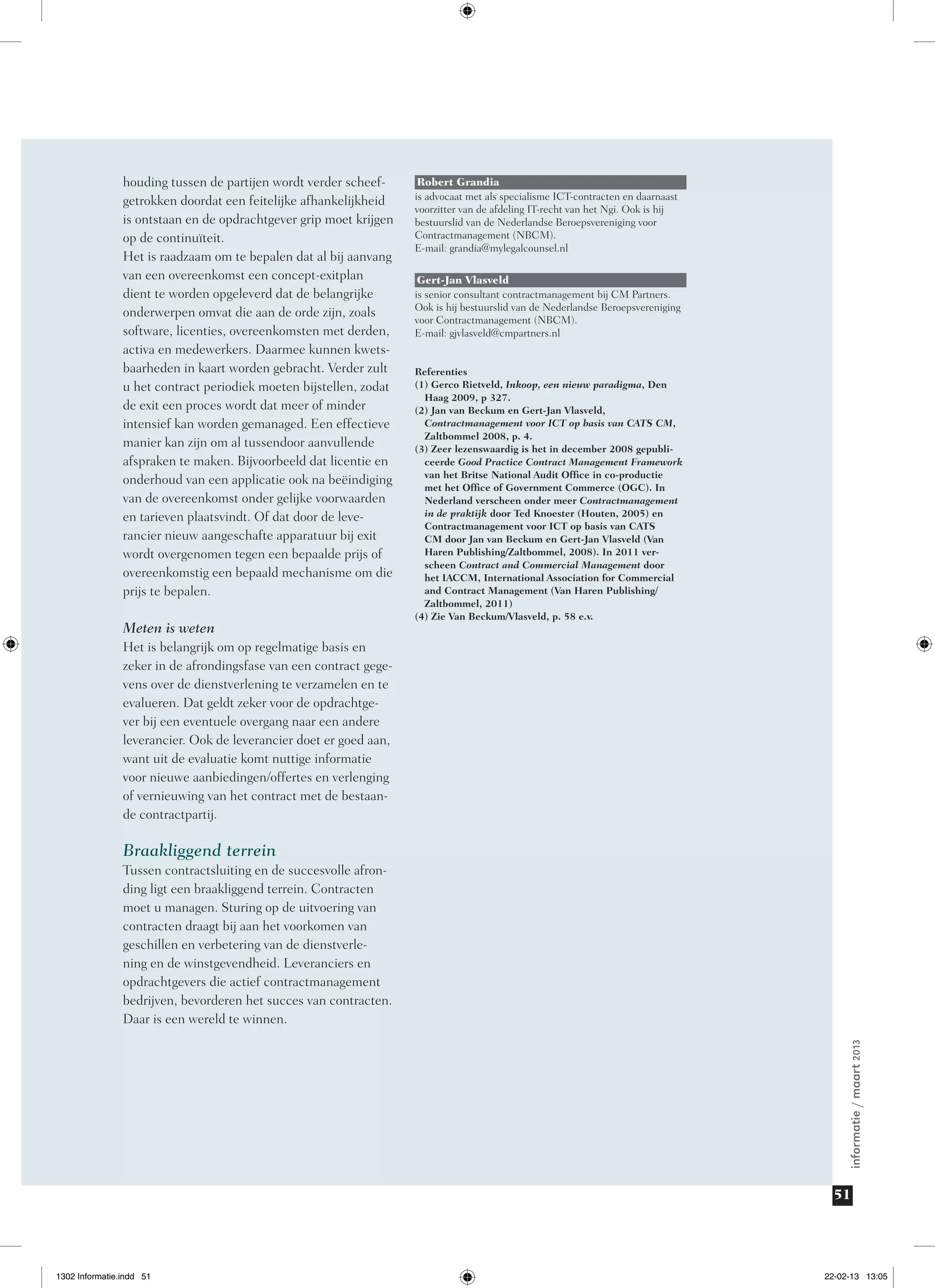ICT-contracten en contractmanagement | PDF | Legal Services Industry ...