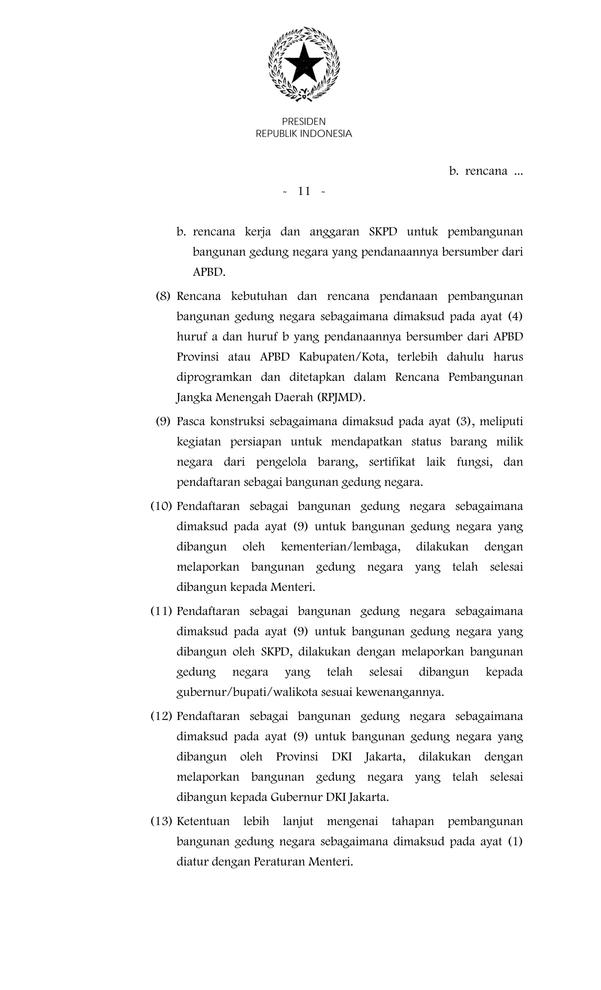 136980210 pembangunan-bangunan-gedung-negara-perpres-no-73-2011-pdf | PDF