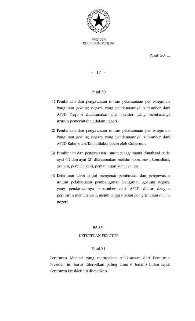136980210 pembangunan-bangunan-gedung-negara-perpres-no-73-2011-pdf | PDF