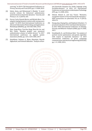 Keystroke with Data Leakage Detection for Secure Email Authentication | PDF