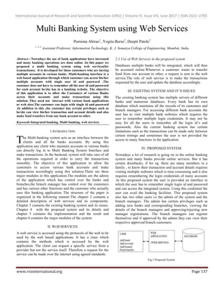 Multi Banking System using Web Services | PDF