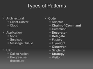 Design Pattern Zoology | PPT | Programming Languages | Computing