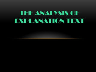 Bahan ajar Explanation text kelas XI/1.ppt