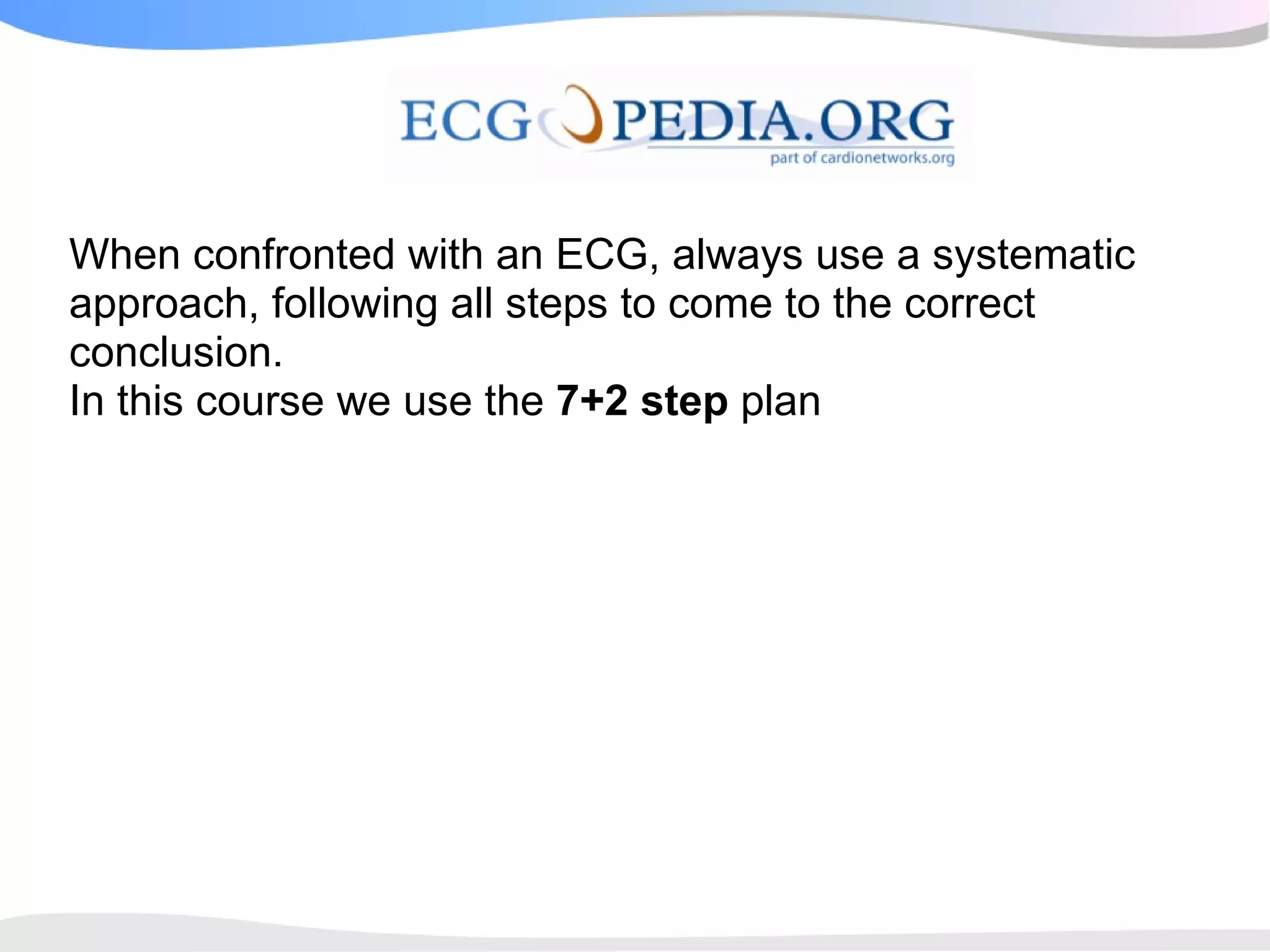 ECGpedia - ECG Presentation | PPT