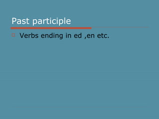 Participle | PPT
