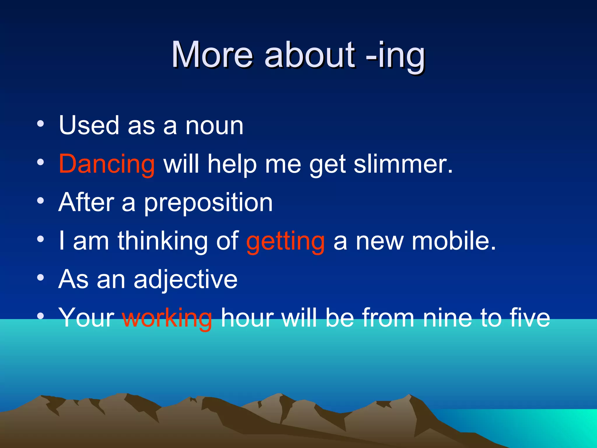 to_infin_ing | PPT