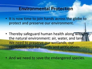 Environmental Problems and Solutions | PPTX