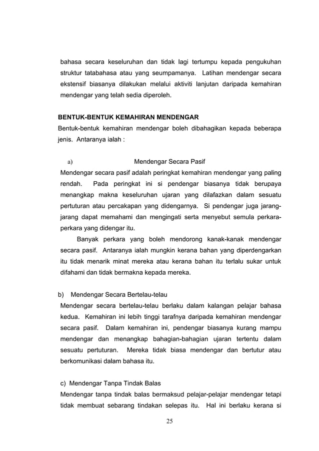 137305127 kemahiran-mendengar | PDF