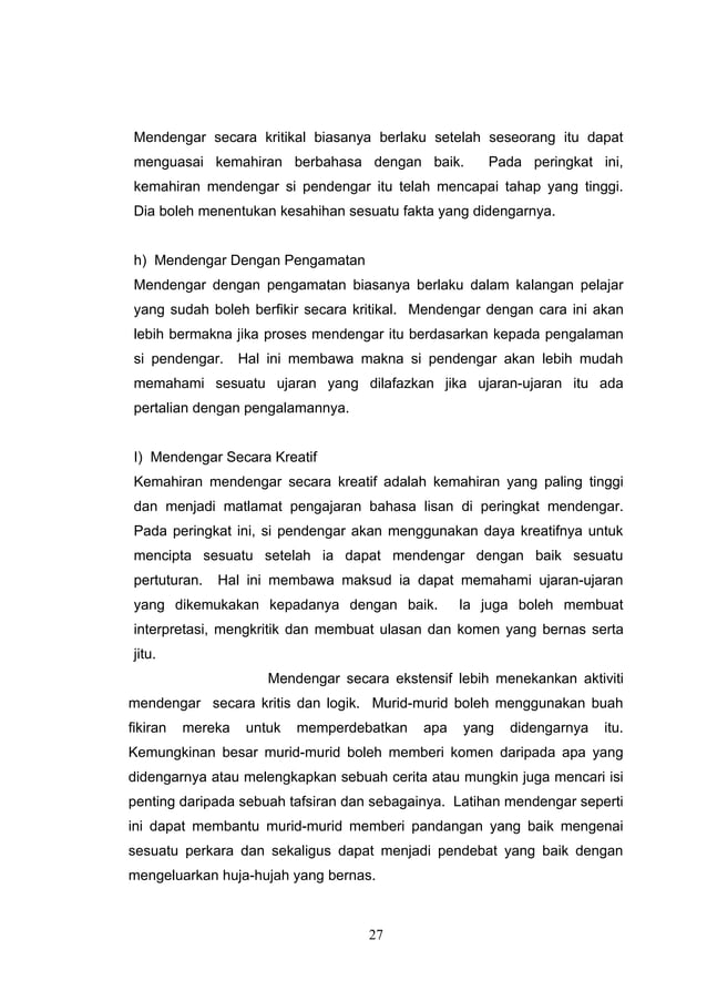 137305127 kemahiran-mendengar | PDF