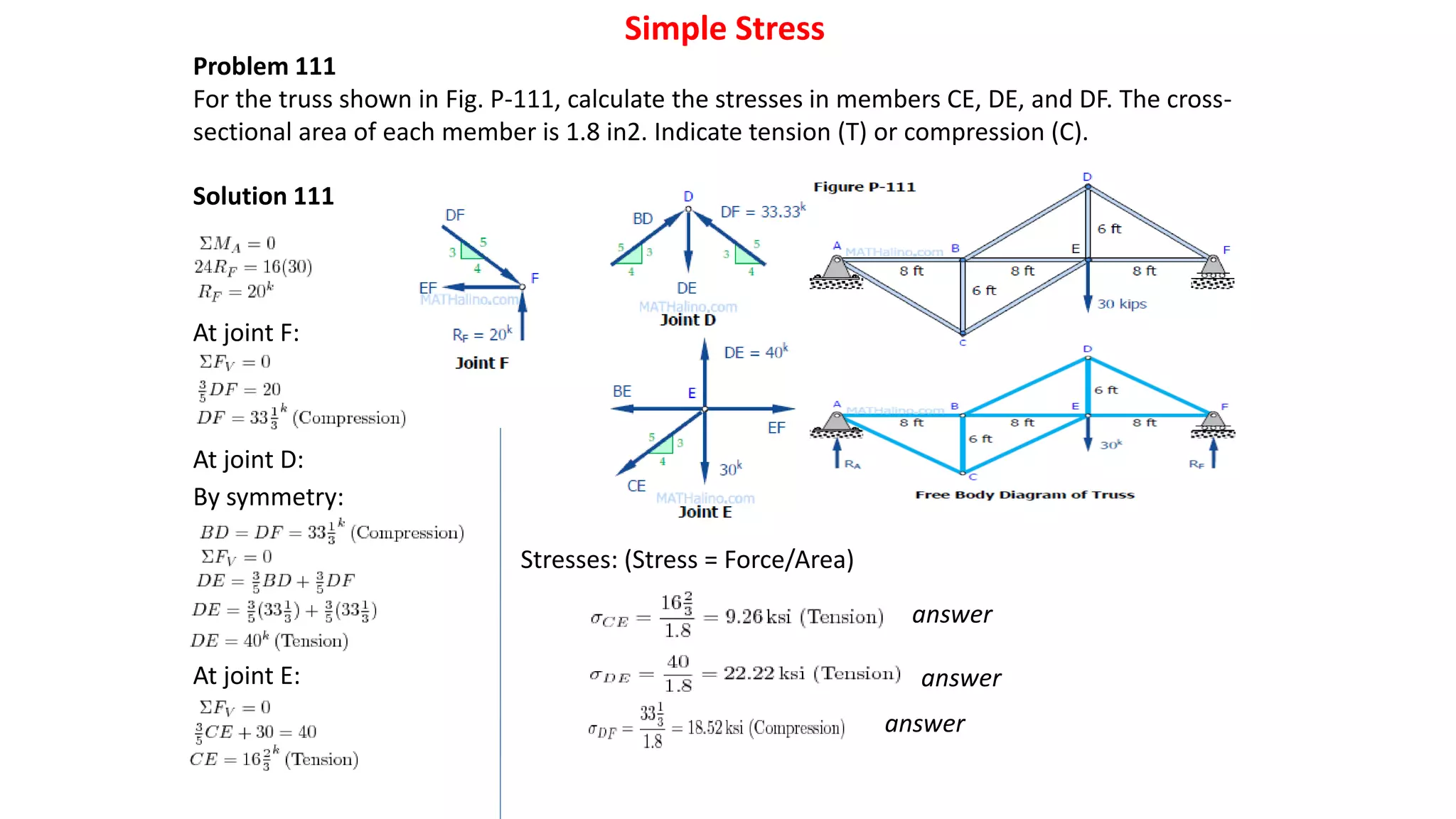 Simple stress | PPT