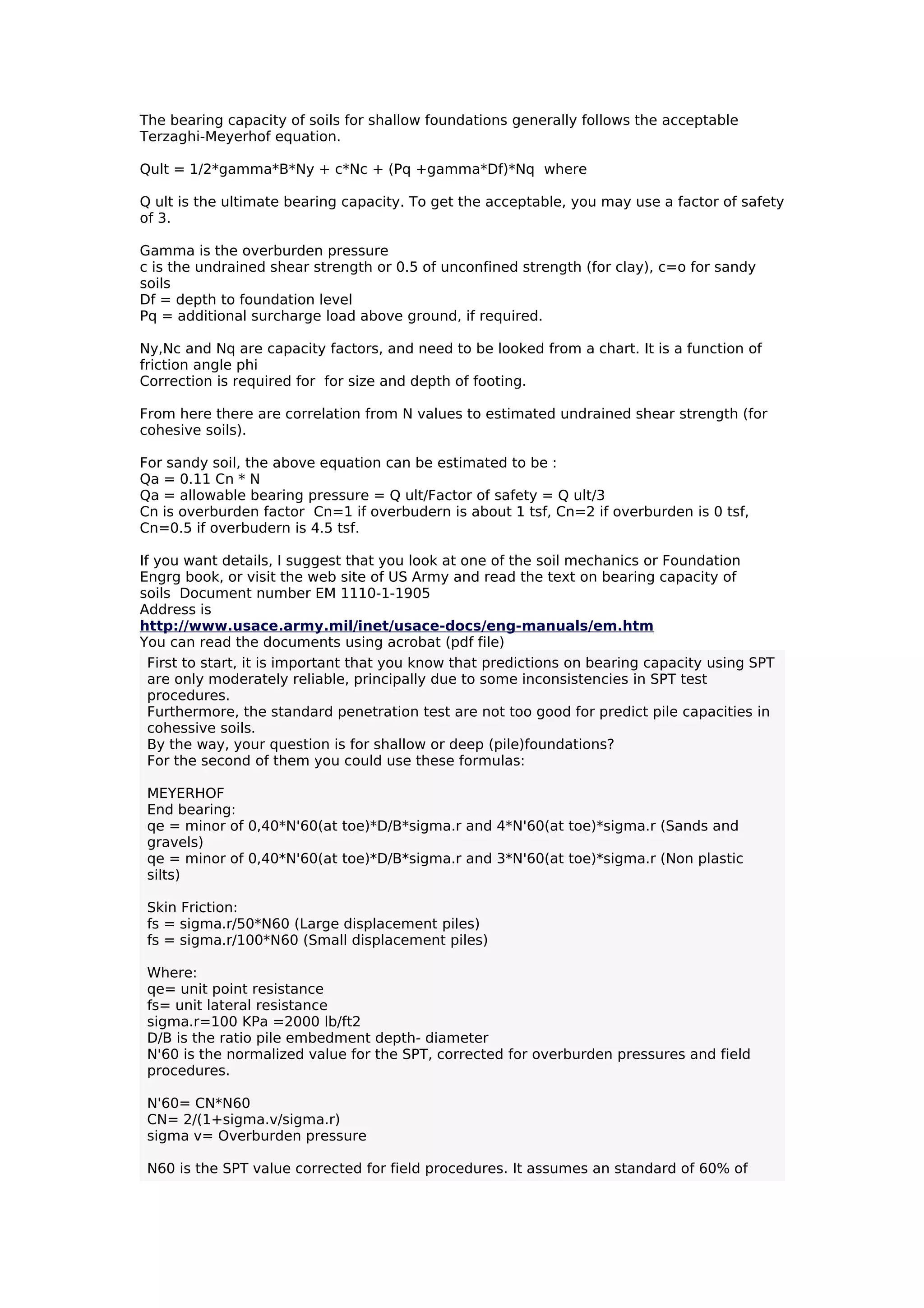 137518876 bearing-capacity-from-spt | PDF