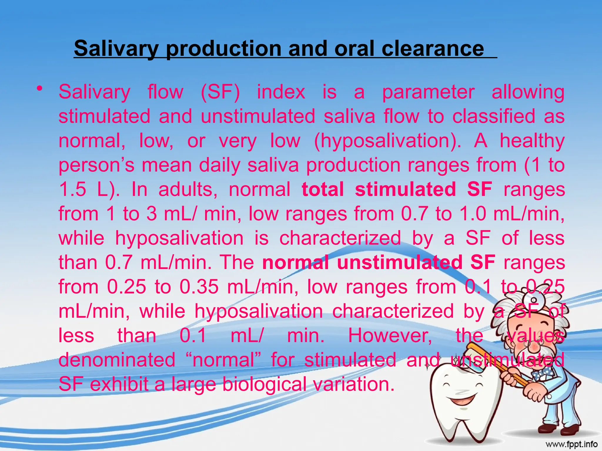 Saliva - the body's mirror.. Role of Saliva | PPT