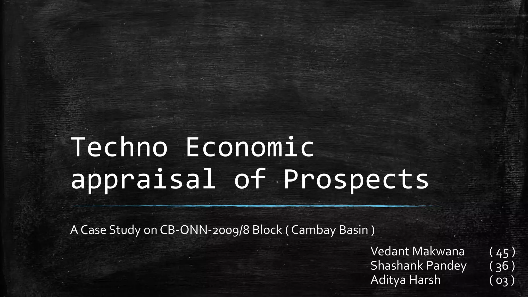 Techno-Economic Appraisal | PPTX