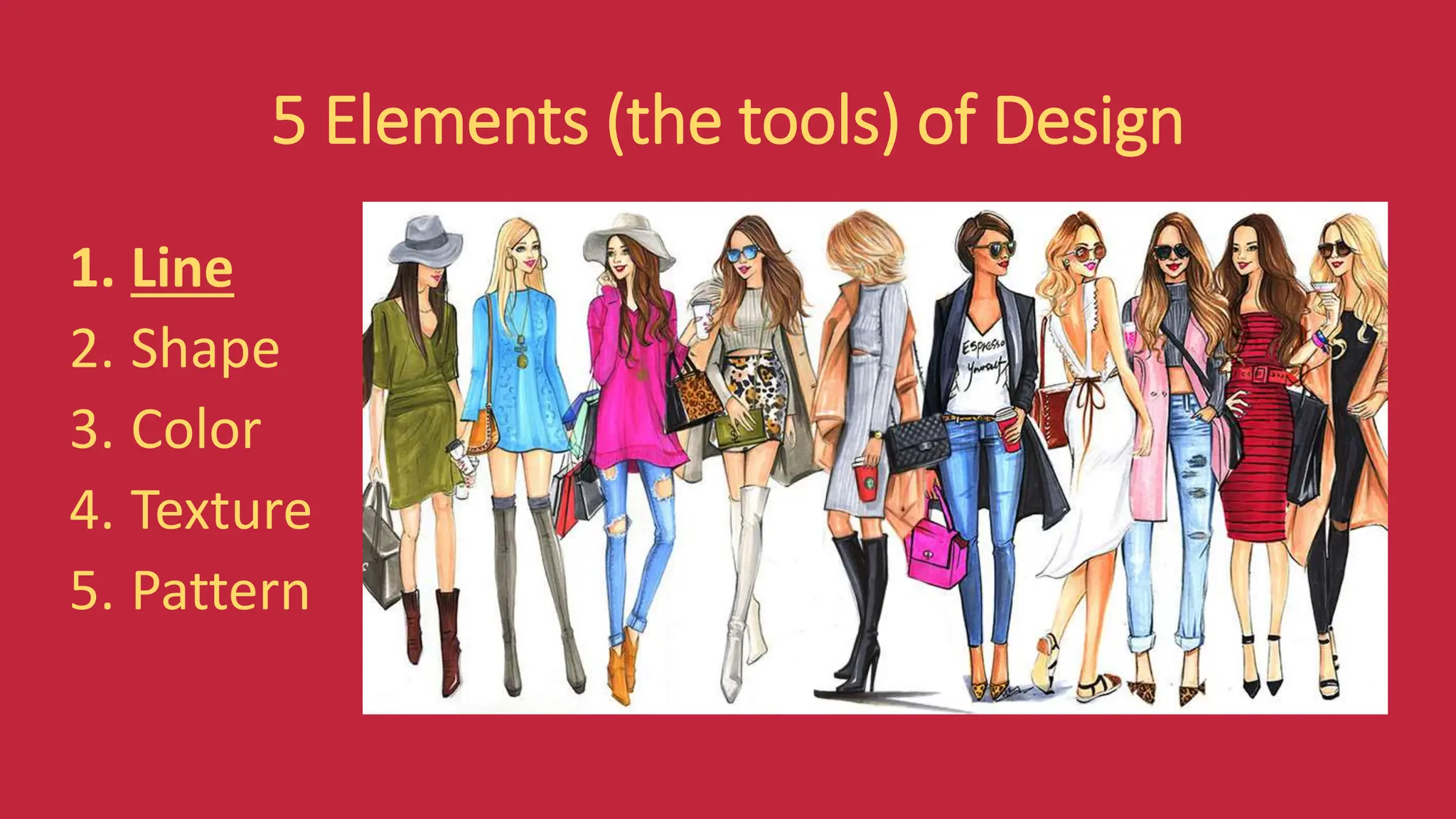 element of design for fashion design student | PPT