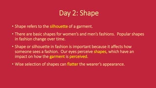 element of design for fashion design student | PPT