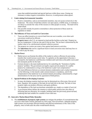 Environmental and Natural Resource Economics 10th Edition Tietenberg ...