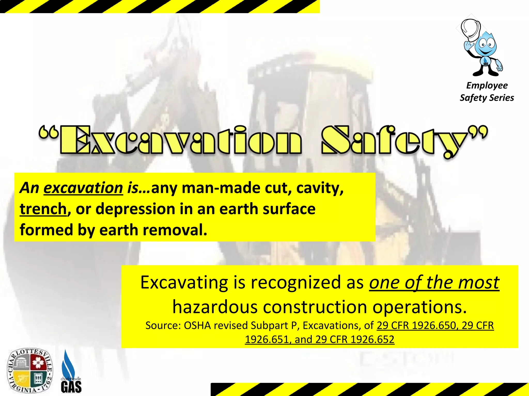 Excavation Safety Training Module 1 | PPT