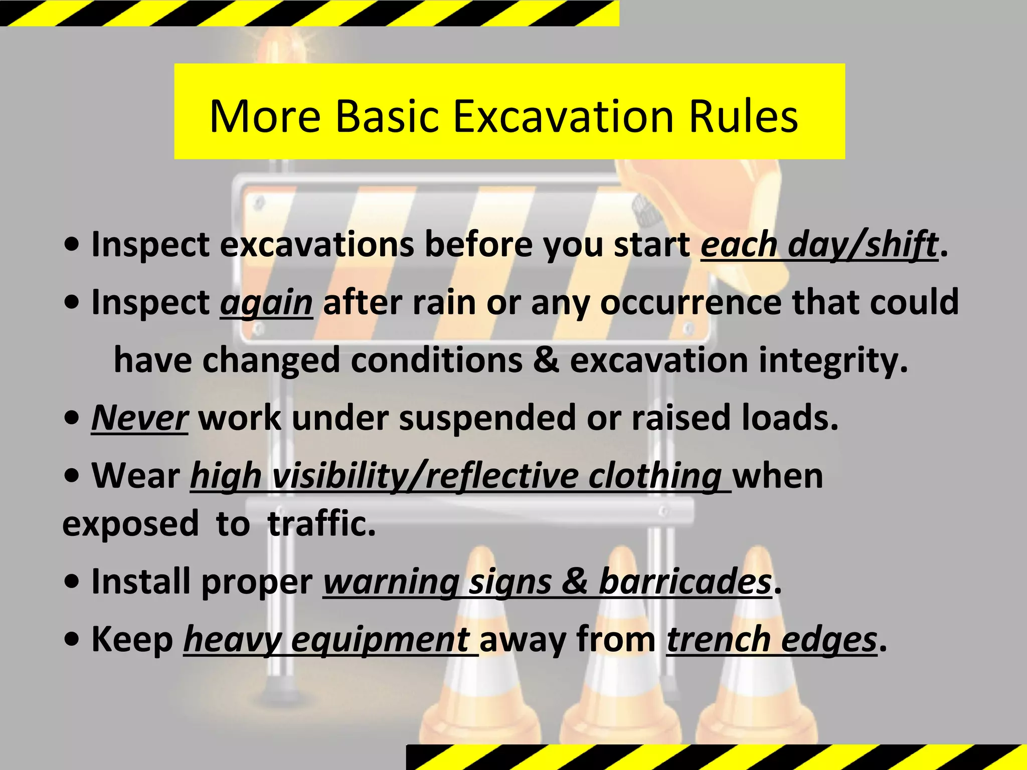 Excavation Safety Training Module 1 | PPT