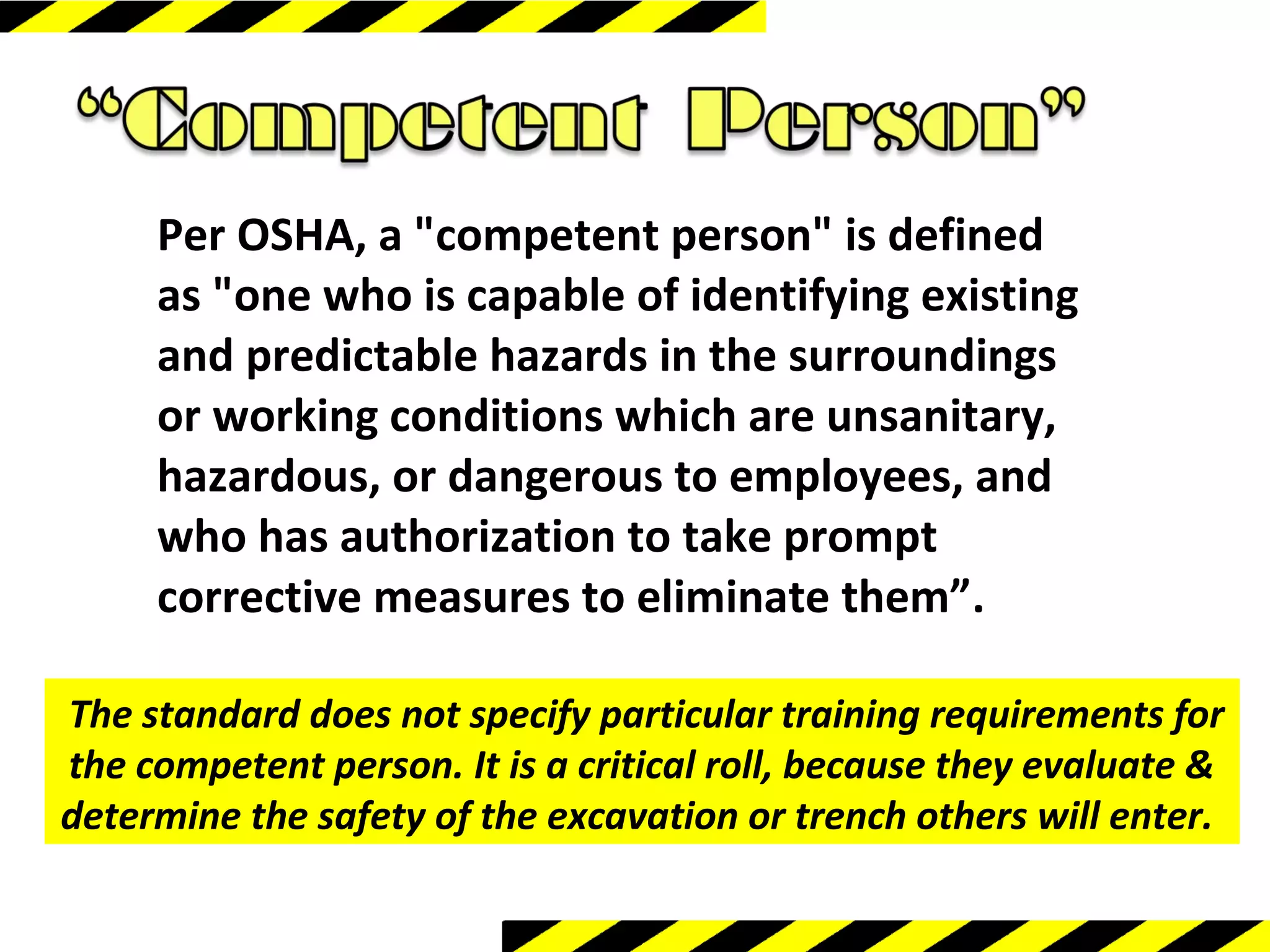 Excavation Safety Training Module 1 | PPT