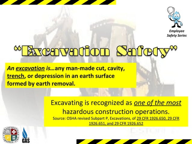Excavation Safety Training Module 1 | PPT | First Aid | Injuries