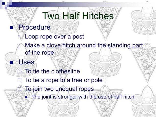 basic knot tying re uploaded file to download | PPT