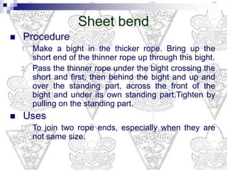 basic knot tying re uploaded file to download | PPT