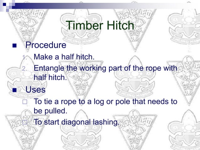 basic knot tying re uploaded file to download | PPT