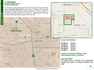 137 acres offering memorandum 9.04.2014 | Developmental Sites | Real Estate