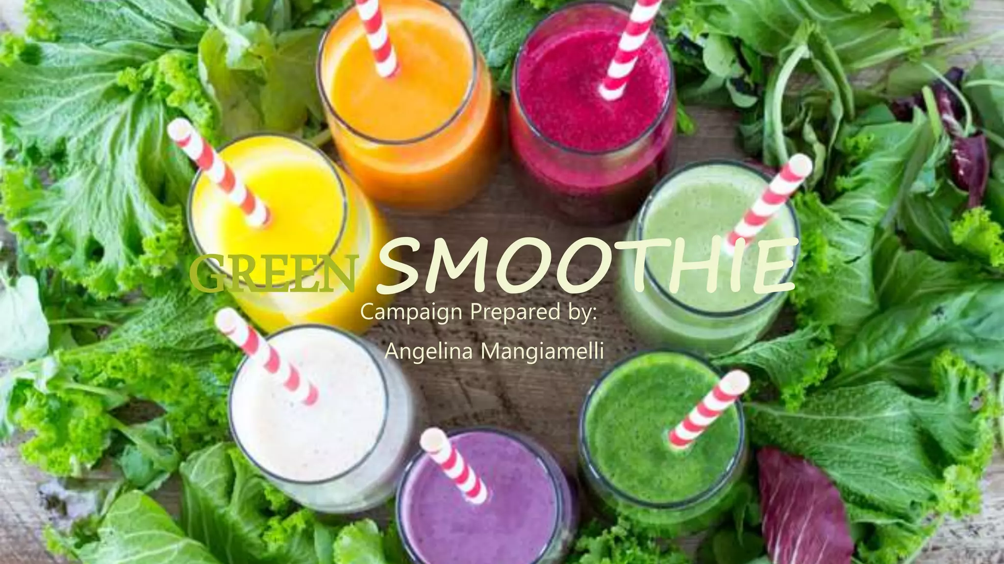 Green Smoothie PowerPoint | PPTX