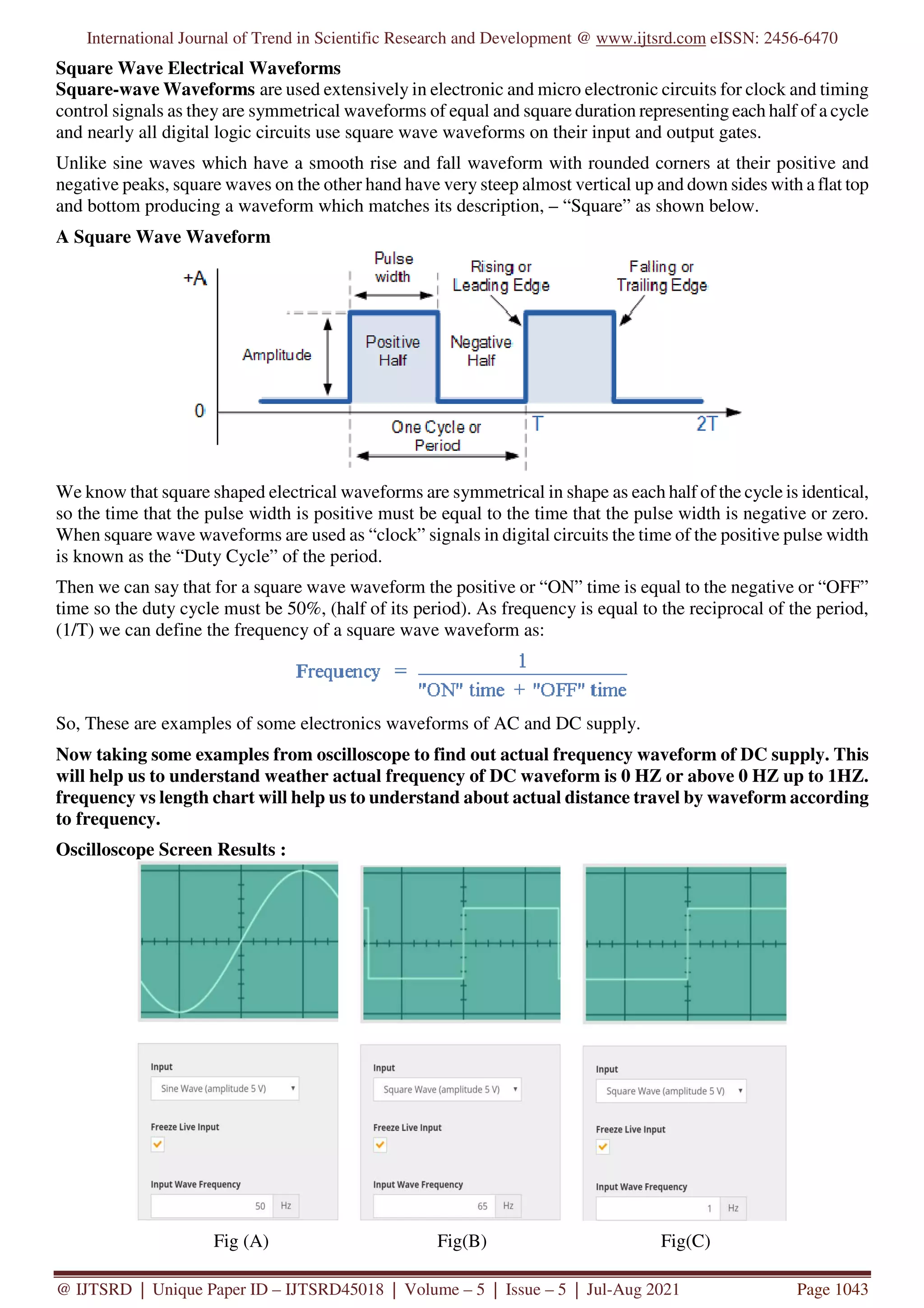 Electrical DC Waveform Frequency | PDF