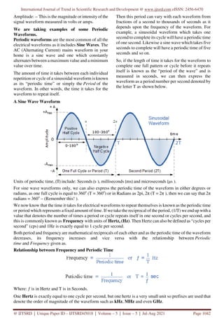 Electrical DC Waveform Frequency | PDF