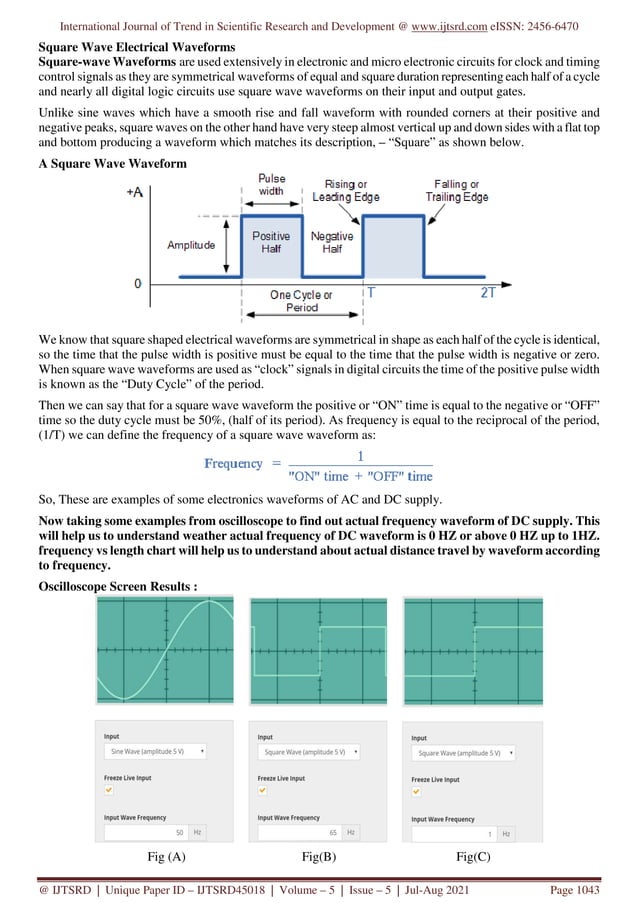 Electrical DC Waveform Frequency | PDF