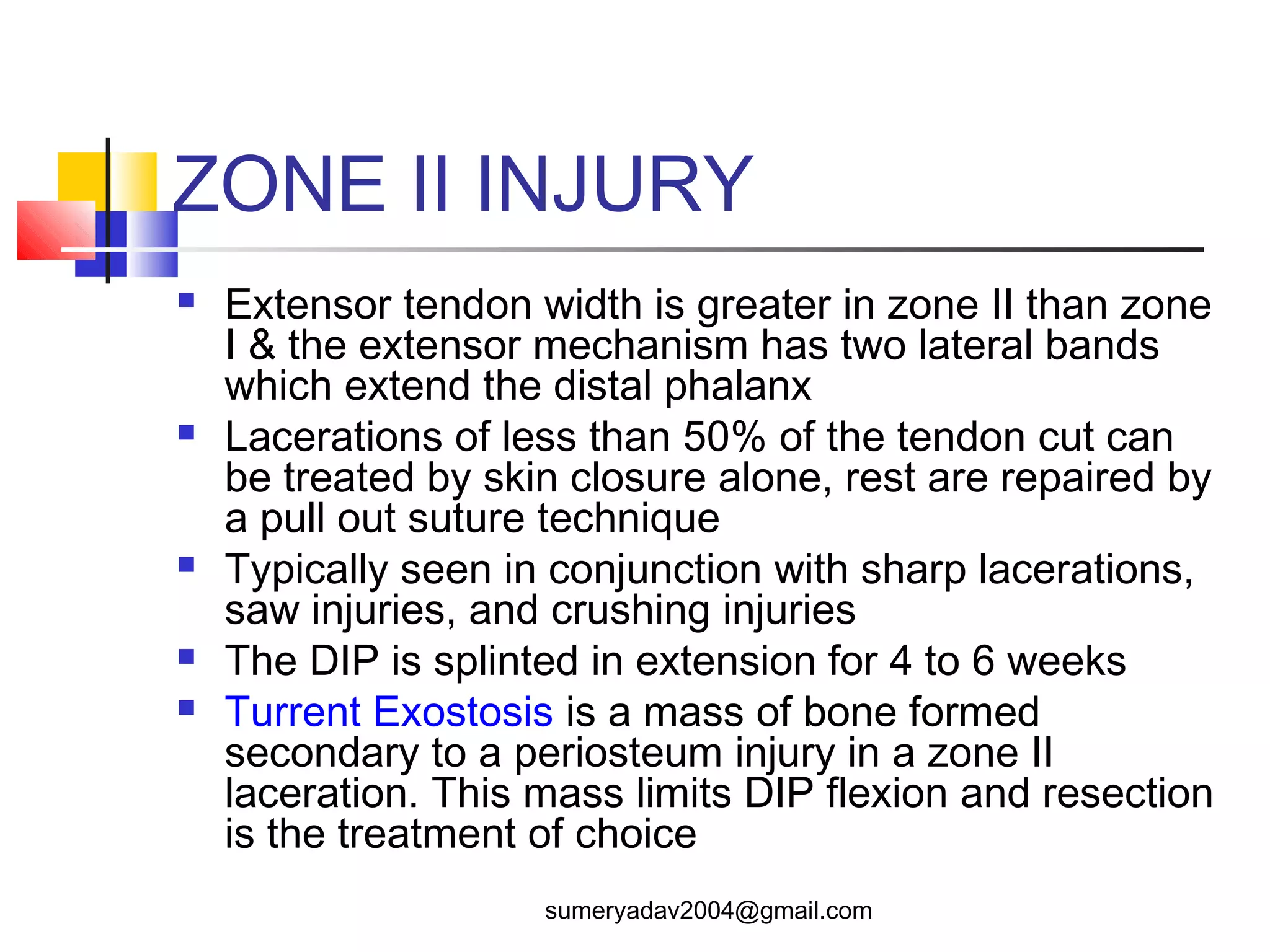 extensor tendons injury and deformity | PPT