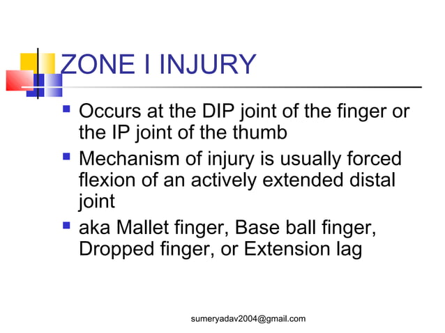extensor tendons injury and deformity | PPT